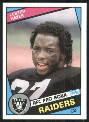 1984 Topps #109 Lester Hayes Los Angeles Raiders Football Card 188457 ...