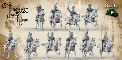 28mm Napoleonic Spanish Hussars - Peninsula War - Cavalry - black ...