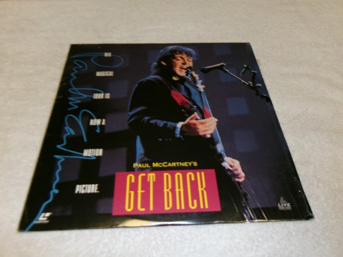 Paul McCartney: Get Back (Live, Laserdisc, 1993) Excellent Condition | eBay