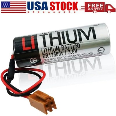 ER17500V 3.6V PLC Digital Control Battery With Brown Plug Toshiba ...