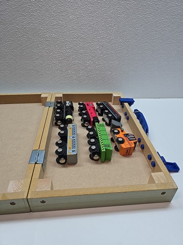 Maison Joseph Battat Trains With Wooden Case Lot | eBay