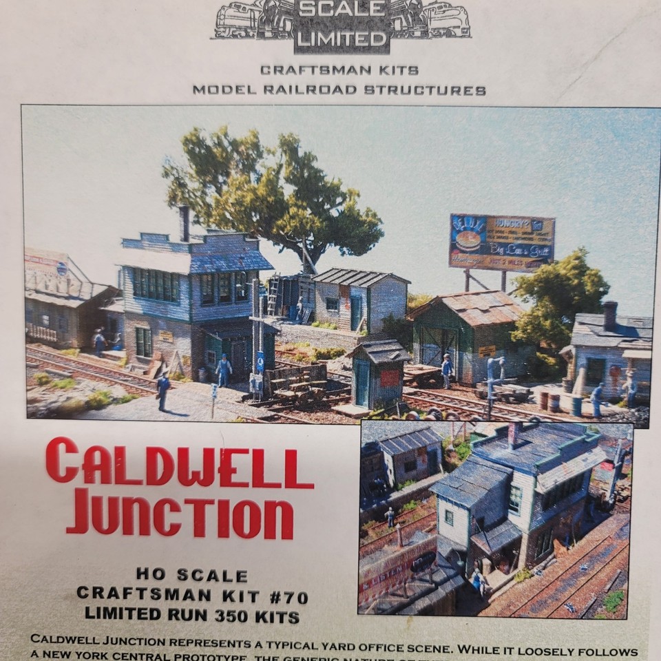 HO Scale - FOS Scale Limited Caldwell Junction Building Structure Kit ...
