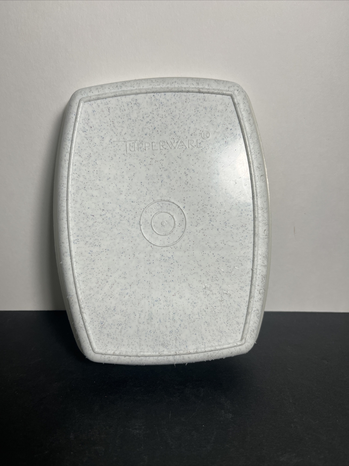 VTG Tupperware Slim Packette Divided Lunch Container Speckled Grey | eBay