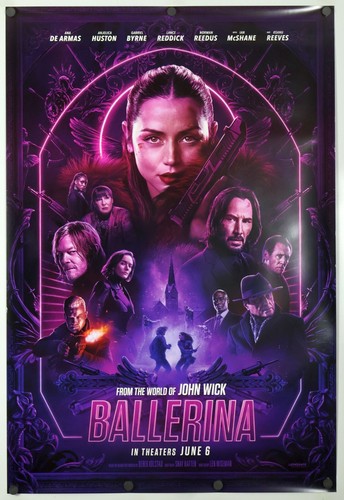 Ballerina - original DS movie poster 27x40 D/S 2025 Final John Wick Ana ...