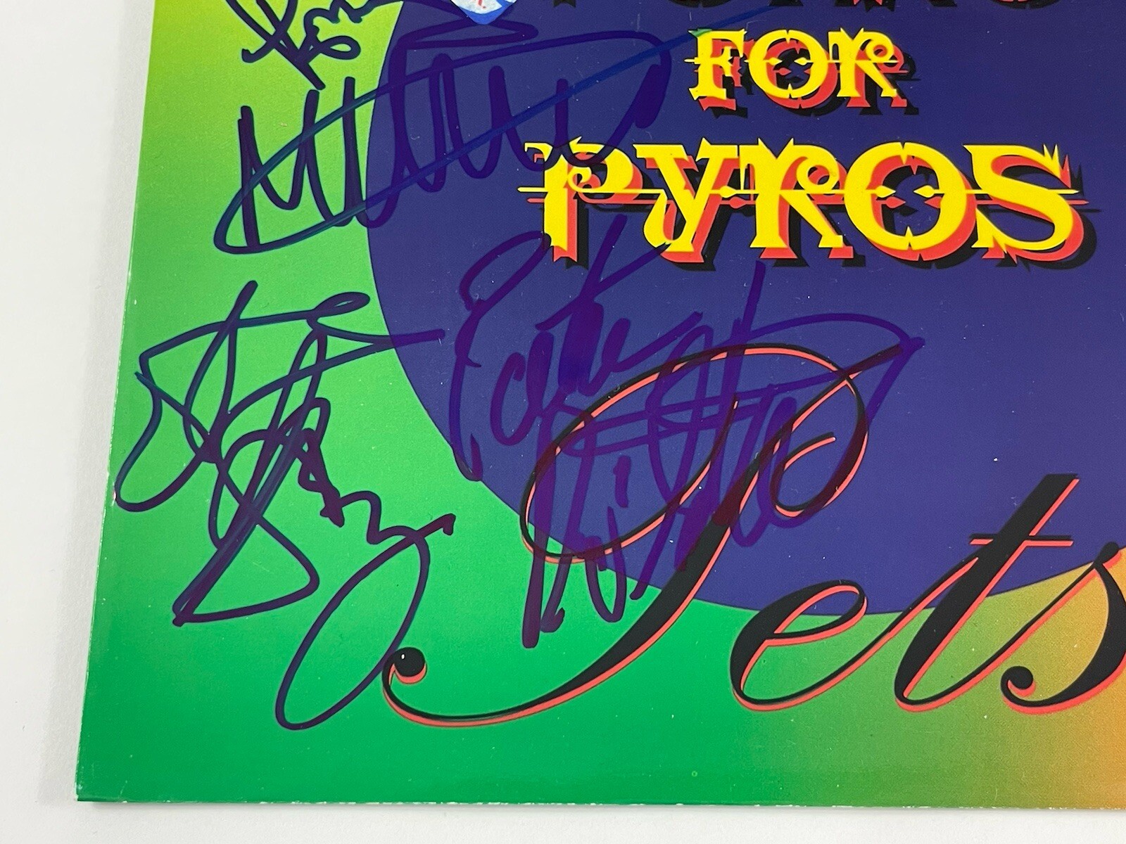Porno For Pyros Rare Band Signed Autographed Pets 7" Vinyl Record Album ...