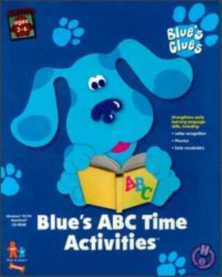 Blue's Clues: Blue's ABC Time Activities PC MAC CD learn to tell ...