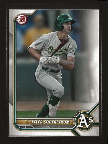 TYLER SODERSTROM 2022 Bowman Prospects Base Card Oakland Athletics (#BP ...
