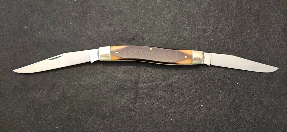 VINTAGE 1970s SCHRADE 770T THE OLD-TIMER IMPROVED MUSKRAT MADE IN USA ...