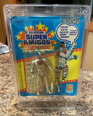 Vintage 1989 Kenner Super Powers Pacipa Cyborg-Rare w/ Protective ...