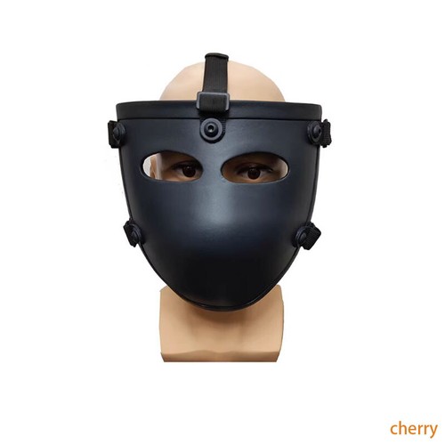 Tactical Ballistic IIIA Bullet Proof Aramid Fiber Black Face Guard ...