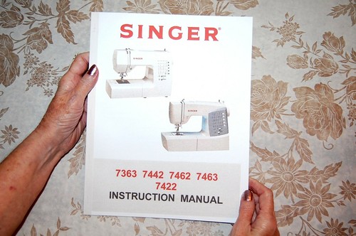 EnglishEdition Instruction Manual Singer Sewing Machine 7363 7422 7442 ...
