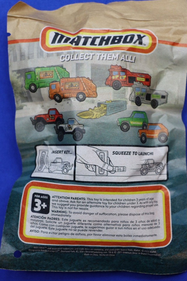 Mattel Sonic Drive-in Wacky Pack Kids Toy Matchbox Garbage King Toy ...