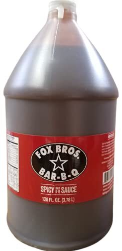 Fox Bros. Bar-B-Q Fox Bros, Spicy BBQ Sauce, 1 Gallon (128 fl oz) | eBay