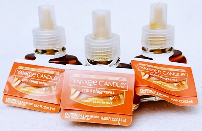 3 Yankee Candle ScentPlug HONEY CLEMENTINE Scent Plug In Fragrance ...