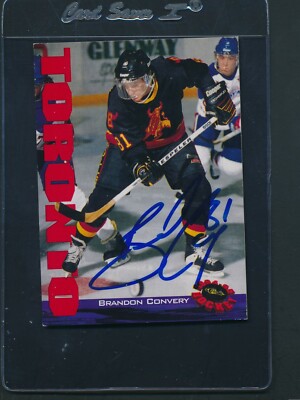 1994/95 Classic #82 Brandon Convery Toronto Signed Auto *D6529 | eBay