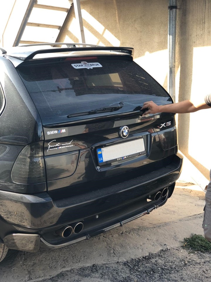 bmw e53 lip spoiler Rear Boot Trunk roof side Spoiler Wing lip tuning ...