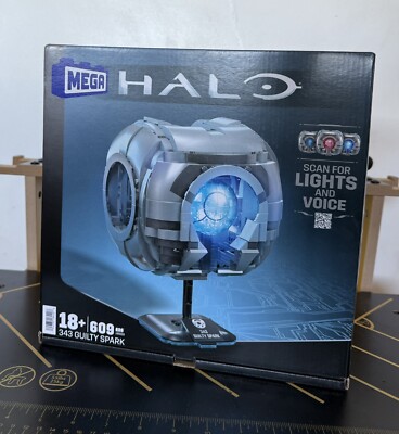 Mega Halo 343 Guilty Spark Model Build & Display Toy Set 609 Pieces New ...