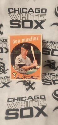 1959 Topps Chicago White Sox Don Mueller Autograph Card | eBay