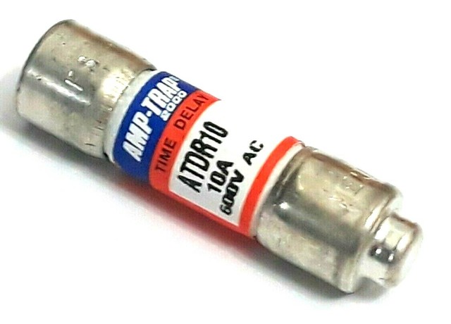 FERRAZ SHAWMUT ATDR10 10A AMPTRAP 2000 TIME DELAY CLASS CC FUSE 600V ...
