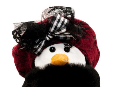 Ms. Woof & Poof Wind Up Musical Holiday Attire Penguin Collectable ...