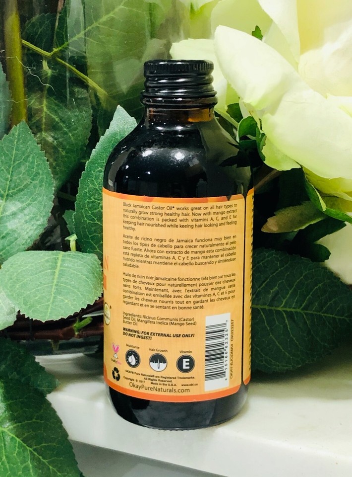 OKAY - BLACK JAMAICAN CASTOR OIL + REVITALIZATION WITH MANGO 4oz ...