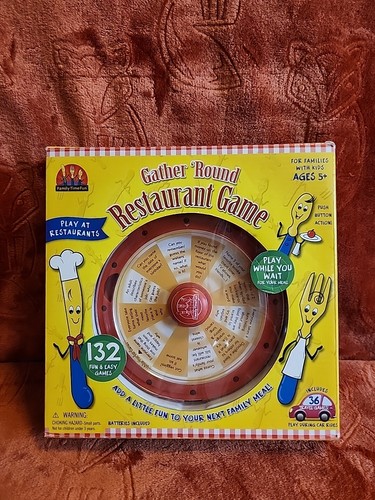 Gather 'Round Restaurant Game W/132 Games For The Whole Family. 5+ | eBay