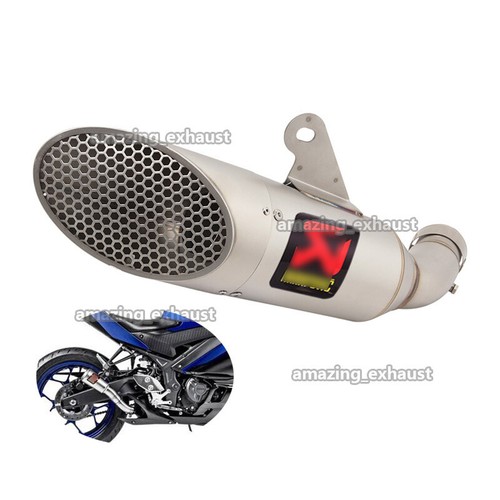 Slip On For Yamaha YZF-R3 R25 MT-03 MT-25 2015-2021 Exhaust Pipe Muffler Escape | eBay Australia