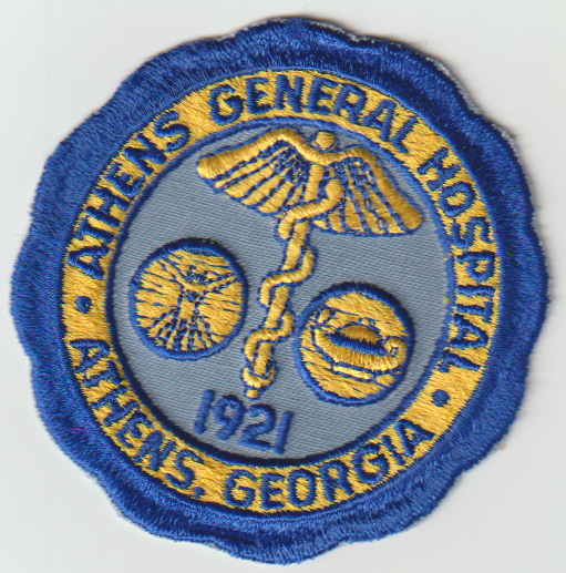 Athens General Hospital, Athens Georgia patch | eBay
