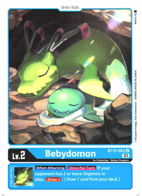 BT10-002 U Bebydomon Digi-Egg BT10-002 Digimon | eBay