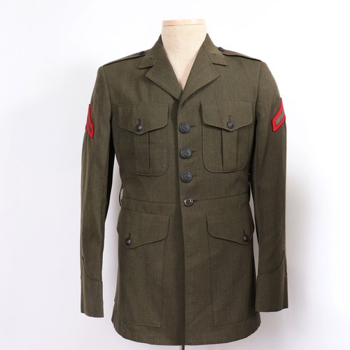 Mens 36S USMC Alpha Coat Service Dress A US Marine Uniform Jacket ...