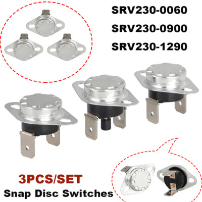 3x Snap Disc Switch Replacement For Quadra-fire Classic Bay CB1200 ...