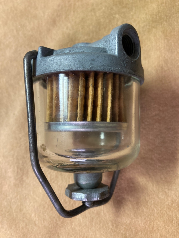 1958 - 1961 Chevrolet & GM AC GF48 glass bowl fuel filter w/NEW element ...