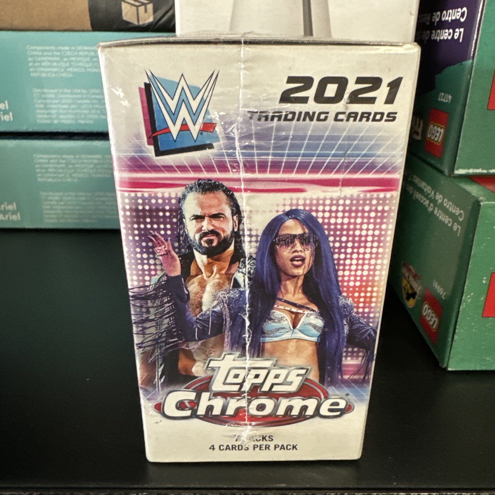 2021 Topps Chrome WWE Wrestling Trading cards 2 Autographs 7-Pack ...