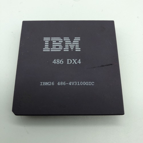 IBM DX4 Cyrix 486 DX4-100 MHz CPU Processor - 486 4V3100GIC IBM26 1993 ...