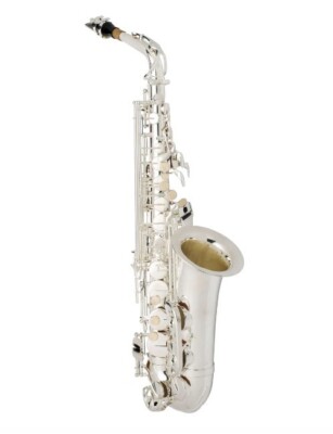 HOLIDAY SALE!Beautiful Silver Alto Saxophone Silver Keys*Great Gift ...