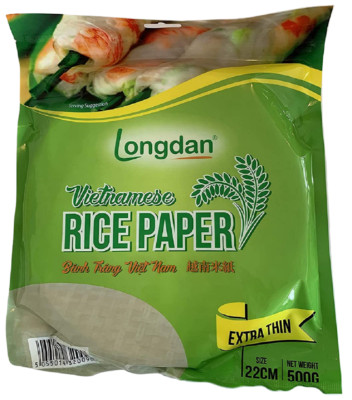 Longdan Vietnamese Rice Paper (extra thin) 22cm 500g | eBay UK