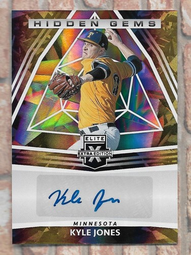 KYLE JONES 2022 PANINI ELITE ROOKIE RC AUTOGRAPH AUTO CARD #HG-KJ MLB ...