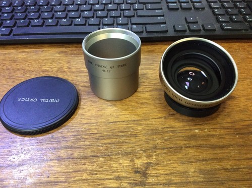 Digital Optics Japan 0.45x Pro High Definition With Macro For Canon G3 ...