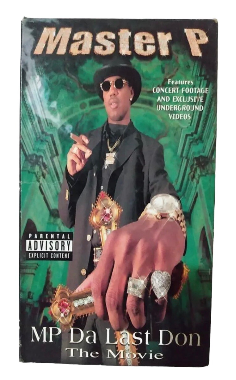 NEW! “Master P- MP Da Last Don The Movie” VHS Tape 1998 (Explicit ...