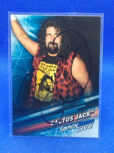 AUTOGRAPH Mick Foley "Cactus Jack" 2019 Topps WWE Legend #67 | eBay