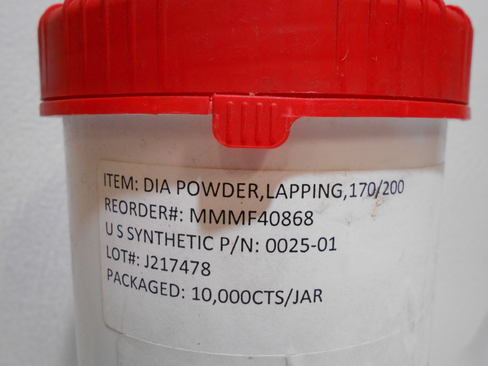 Synthetic Diamond Lapping Powder 170/200 Weight = 10,000 cts. | eBay