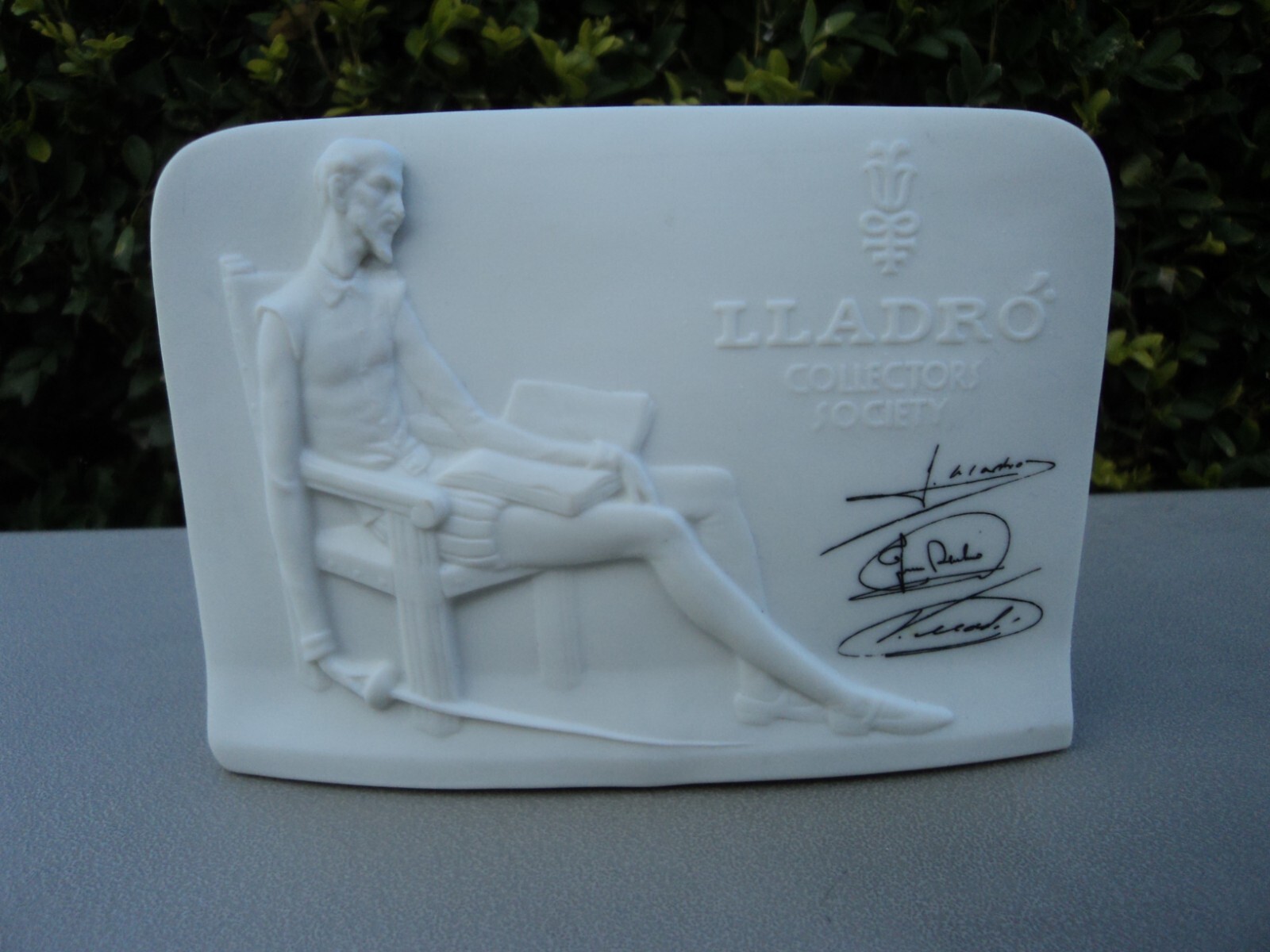 LLadro Collector's Society Signed Plaque - Don Quixote - Signed in ...