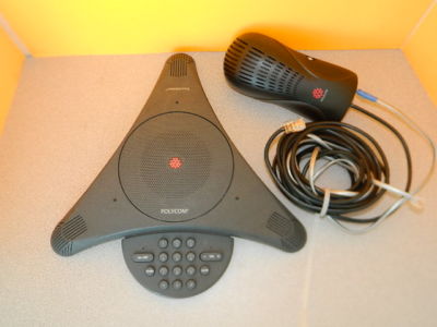 POLYCOM SOUNDSTATION 2201-00106-001 CONFERENCE SPEAKERPHONE WITH WALL ...
