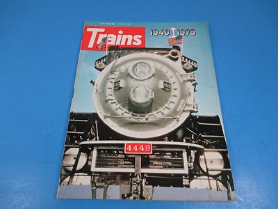 Trains, The Magazine of Railroading November 1975 "Trains" Looked Like ...
