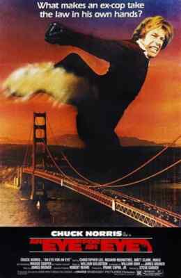 Chuck Norris Eye for a Eye Movie Poster Framing Print17 X 12 ...