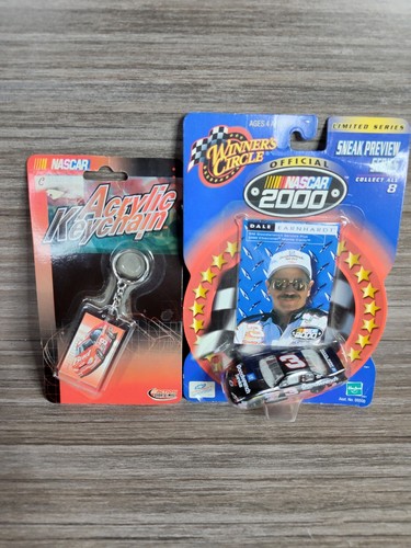 Nascar #8 Dale Earnhardt 1/64 car with hood And Acrylic Keychain NOS | eBay