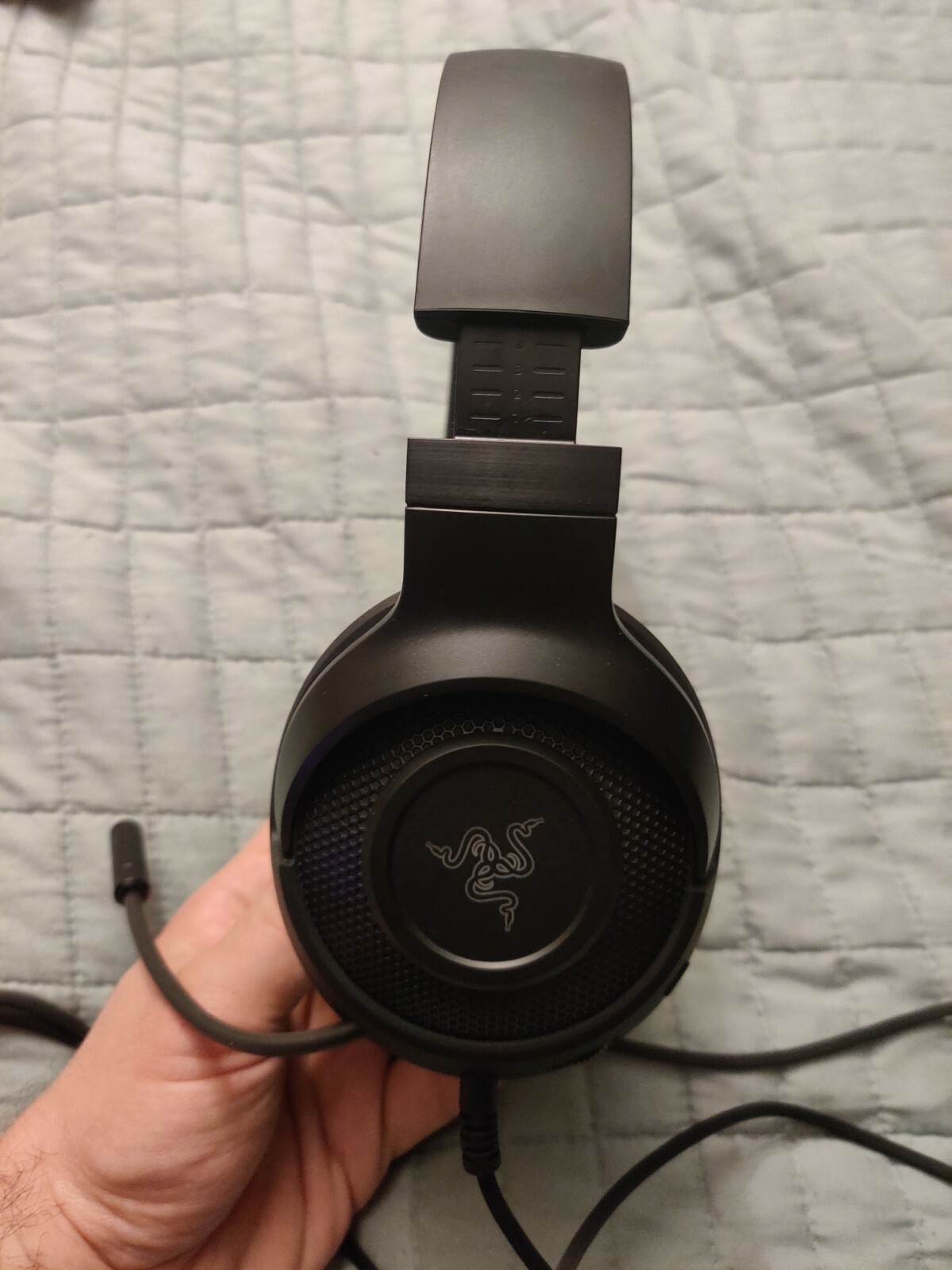 RAZER KRAKEN X CORDED GAMING HEADSET BLACK XBOX PC PS4 PS5 HEADBAND ...