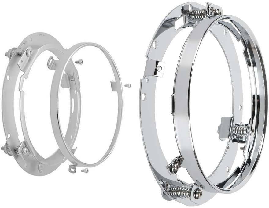 7" LED Headlight Mount Ring Mounting Bracket for Harley Street Glide ...
