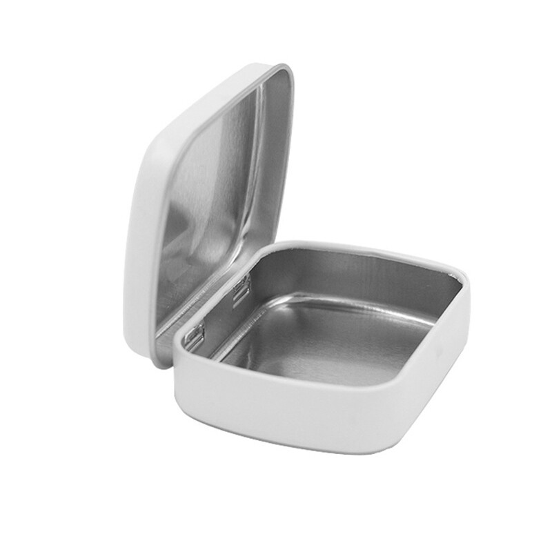 Collect Small Storage Metal Hinged Container Tin Box Container Kit ...