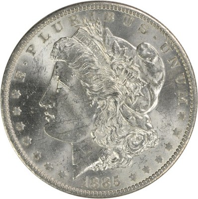 1885-O Morgan Silver Dollar Choice BU Uncertified #509 | eBay